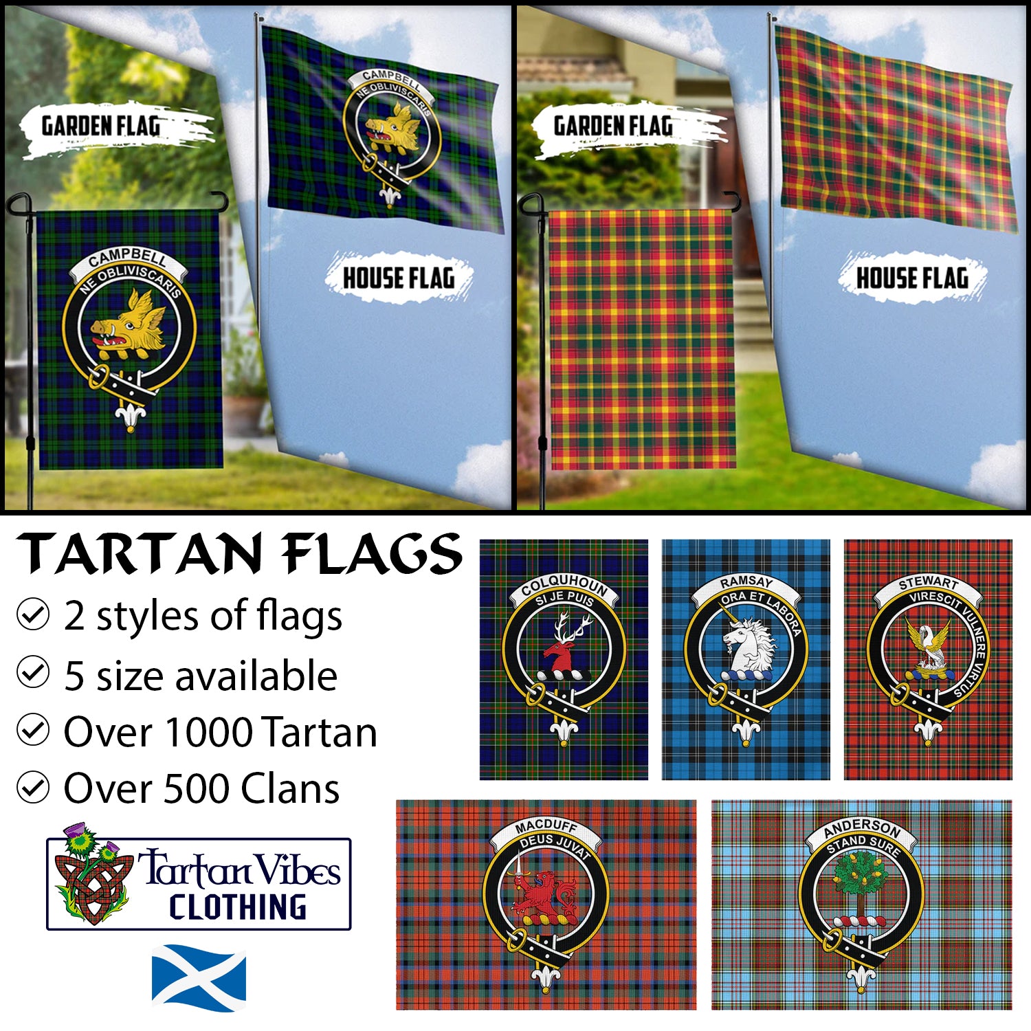 Tartan Flags – Bold, Vibrant & Iconic Plaid Banners – tagged "Marshall"