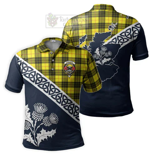 Thistle Scotland Map Polo Shirt - Scottish Heritage Apparel | Tartan ...