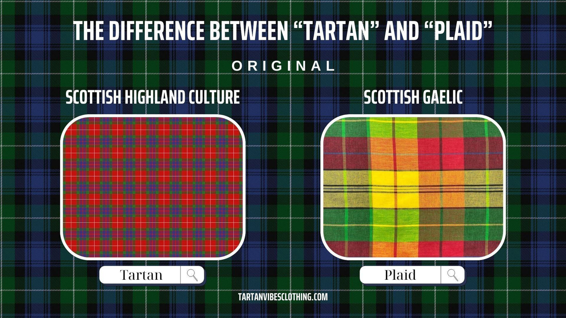 Different Types of Tartans: Ancient, Hunting, Dress, Modern and Weathered