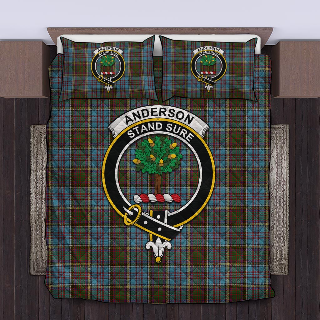 Anderson Tartan Quilt Bed Set with Family Crest – Tartan Vibes Clothing