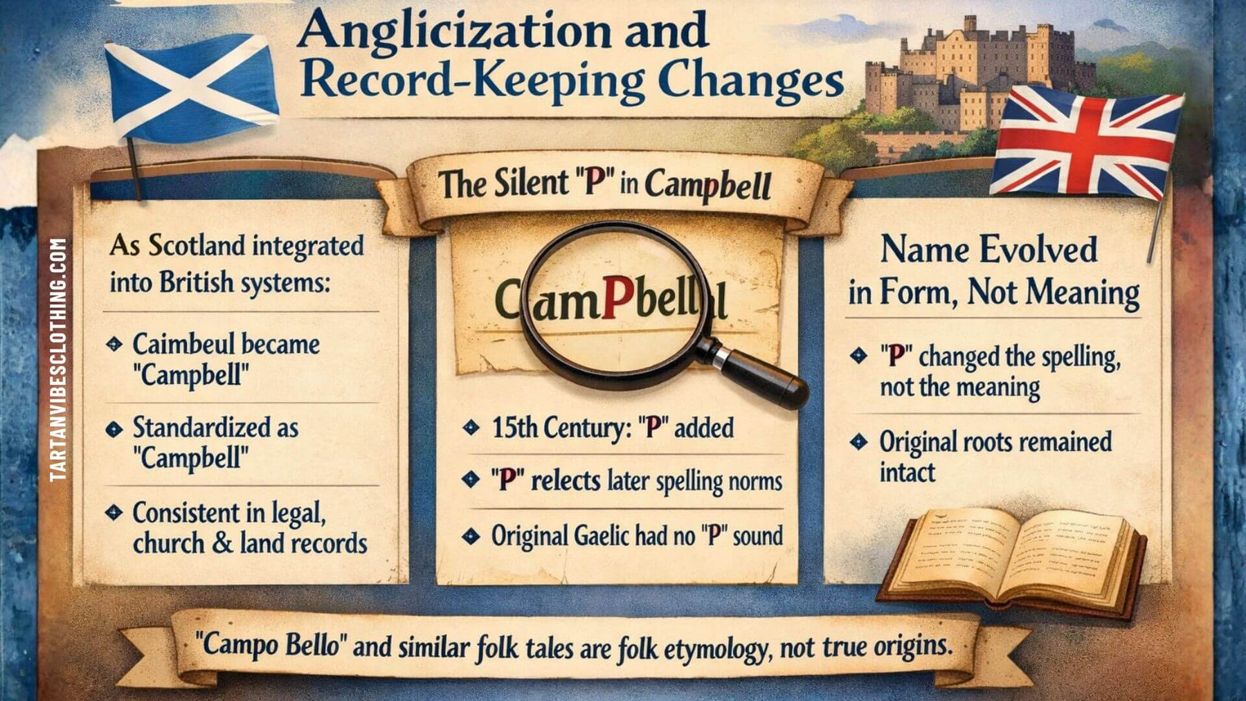 Campbell Name Origin and Meaning in Scotland’s History