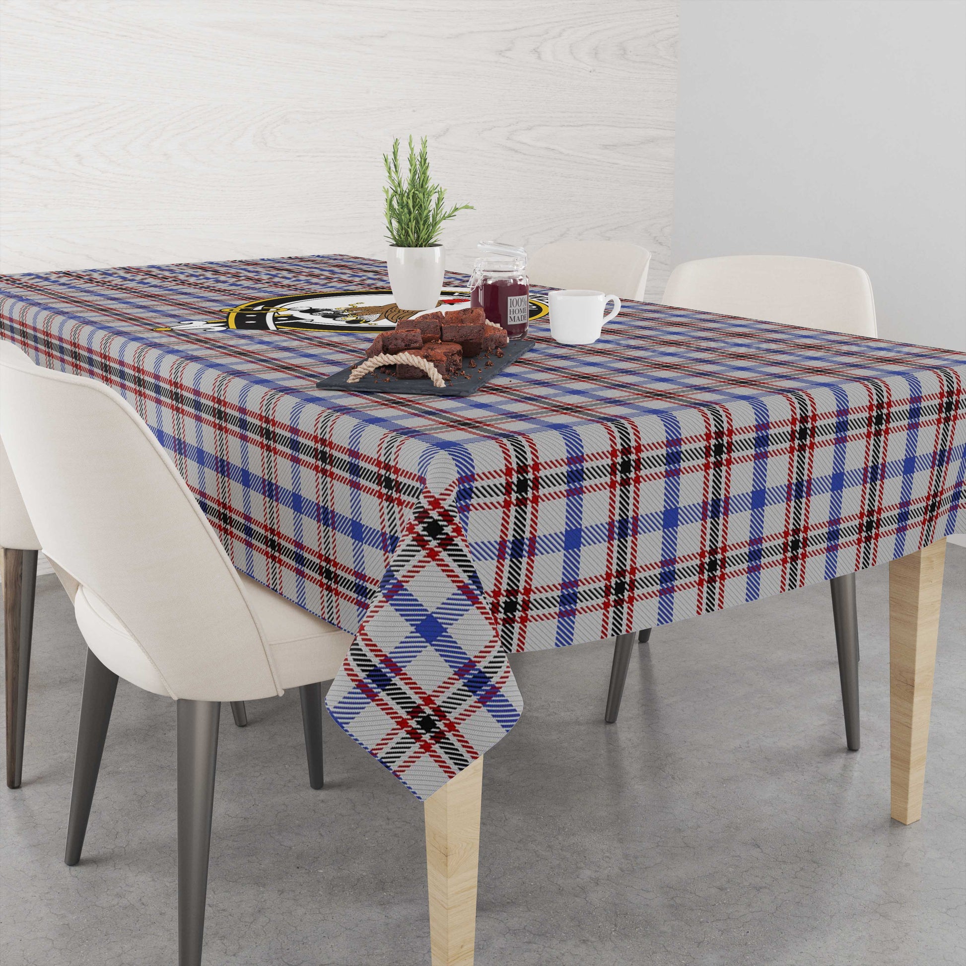 Boswell Tatan Tablecloth with Family Crest