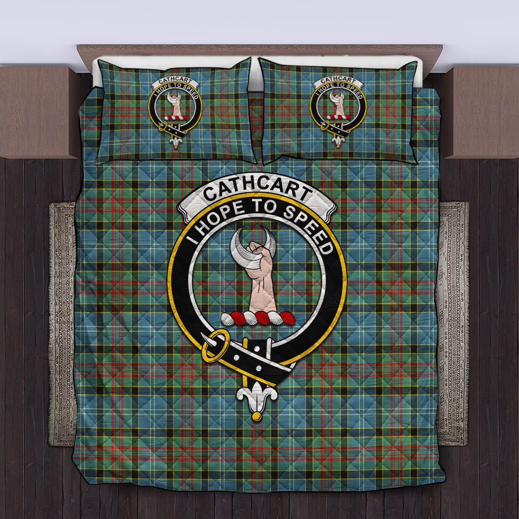 Cathcart Tartan Quilt Bed Set with Family Crest – Tartan Vibes Clothing