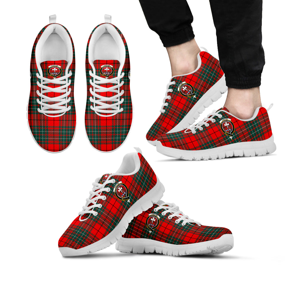 Cheyne Tartan Sneakers with Family Crest
