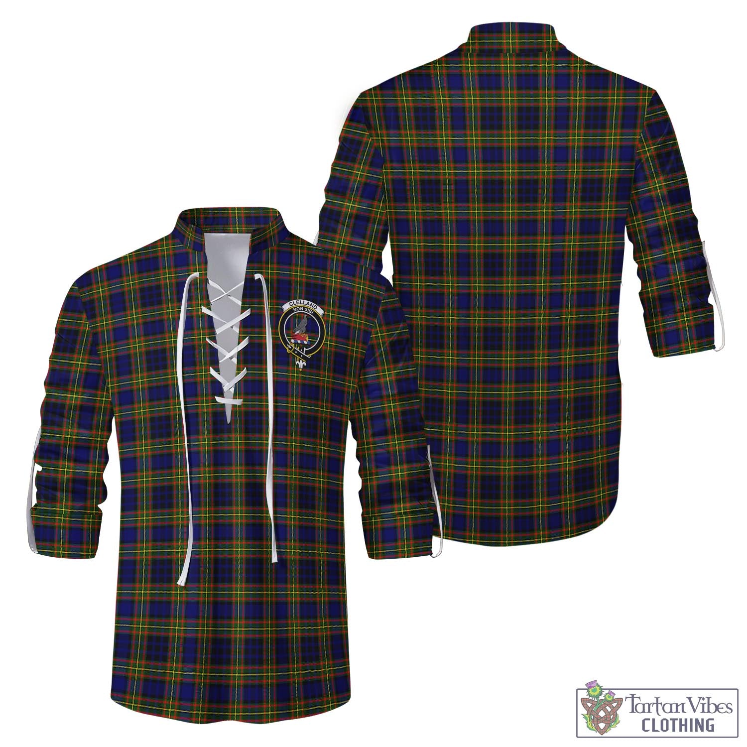 Clelland Modern Tartan Men's Scottish Traditional Jacobite Ghillie Kil