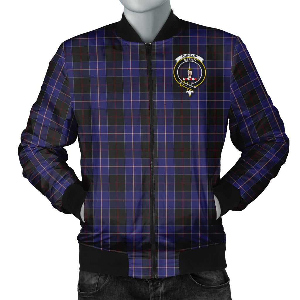 Dunlop Tartan Bomber Jacket with Family Crest