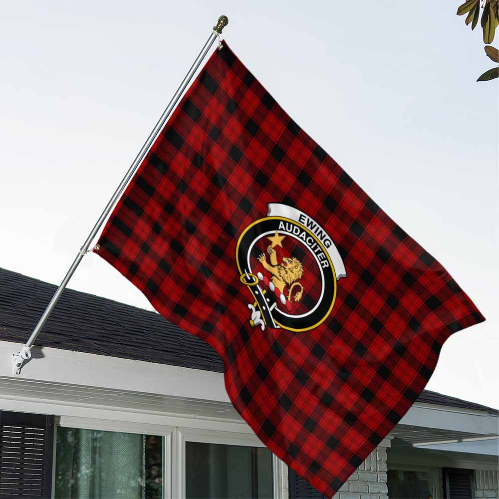 Ewing Tartan House Flag - Family Crest - Scottish Heritage - Premium ...
