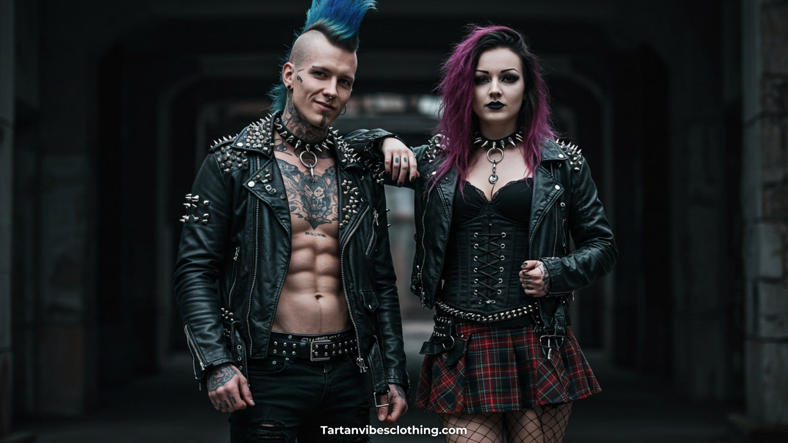 Tartan in Punk Rock Style: Bold, Rebellious & Iconic