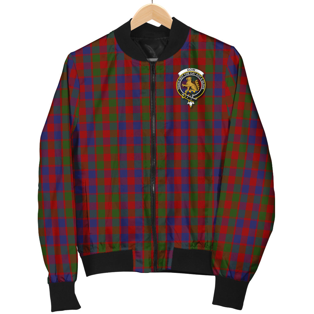 Gow Tartan Bomber Jacket with Family Crest