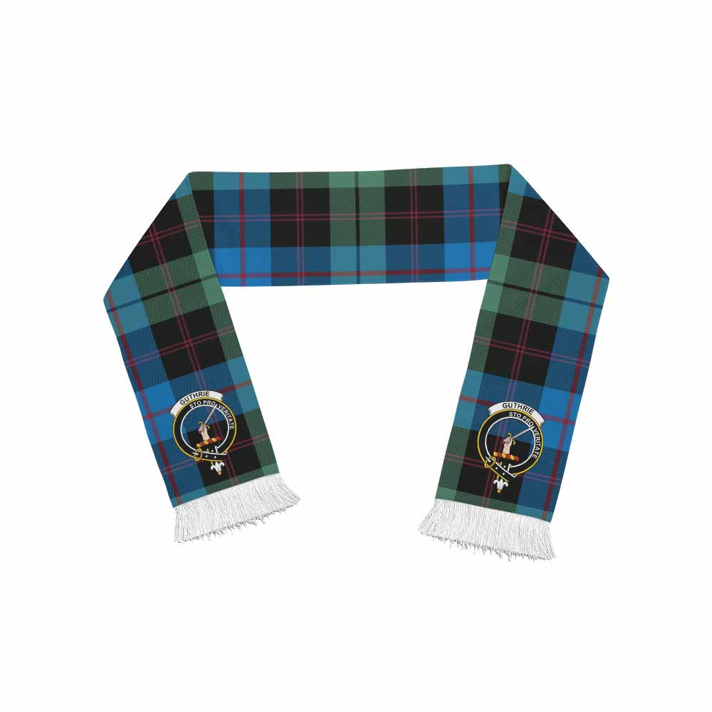 Guthrie Tartan Ruffneck Scarf with Family Crest