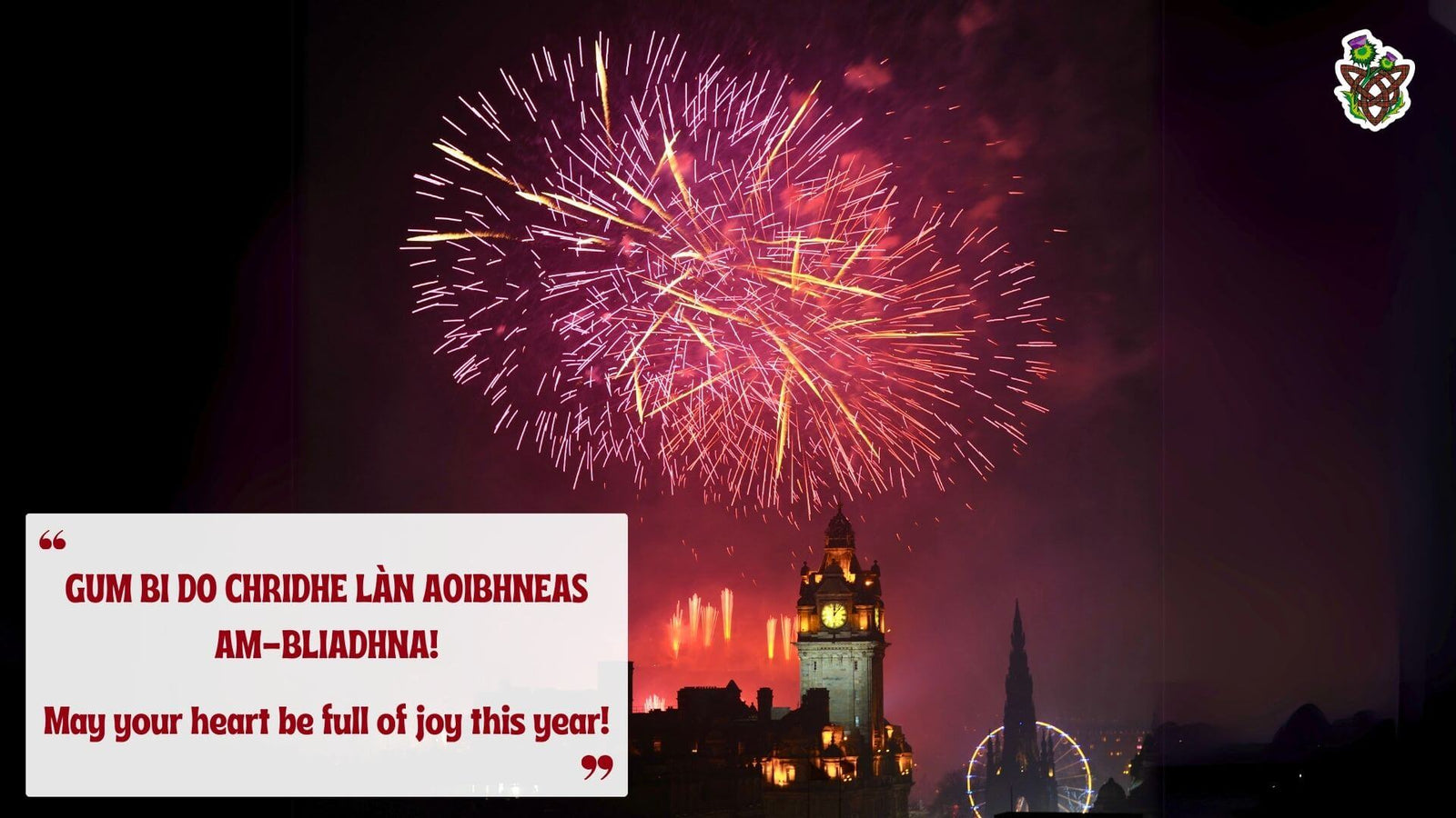 How to Say Happy New Year in Scottish This Hogmanay
