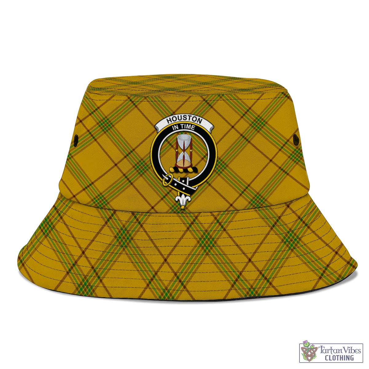 Houston Tartan Bucket Hat with Family Crest