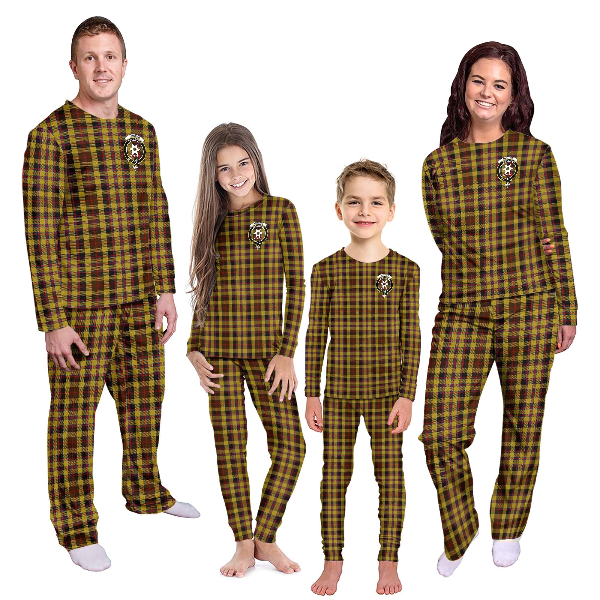 Jardine Tartan Pajamas Family Set with Family Crest – Tartan Vibes Clothing