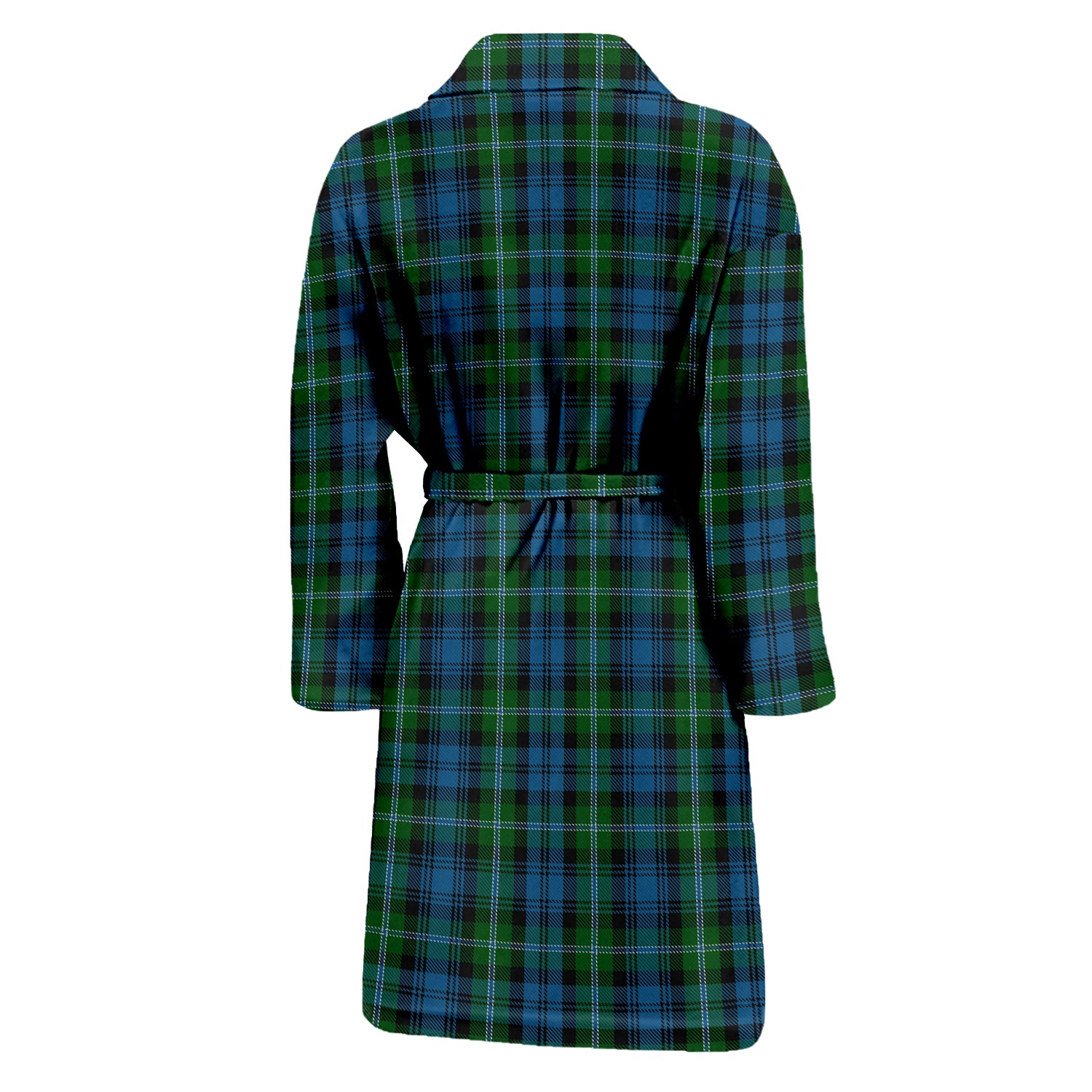 Lyon Tartan Bathrobe with Family Crest