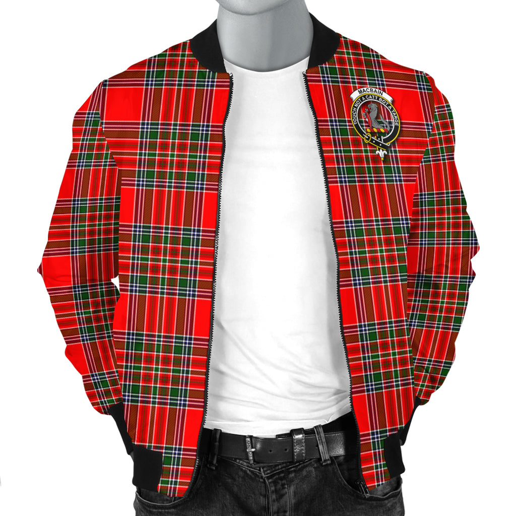 MacBain Tartan Bomber Jacket with Family Crest