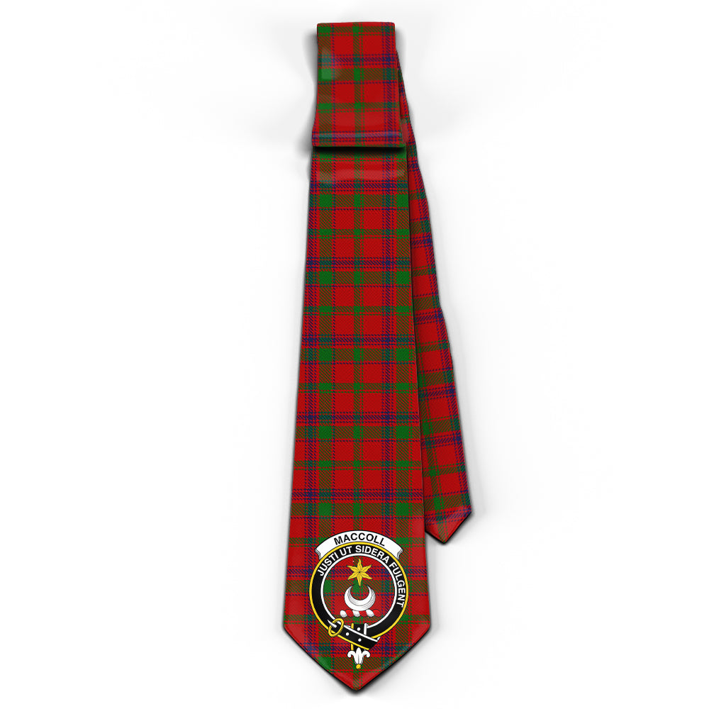 MacColl (McColl) Tartan Classic Necktie with Family Crest