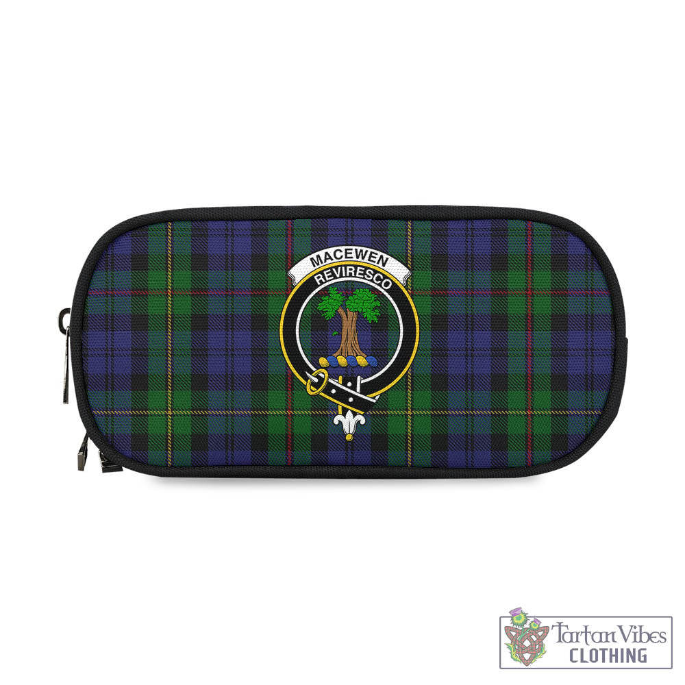 MacEwen Tartan Pen and Pencil Case with Family Crest – Tartan Vibes ...