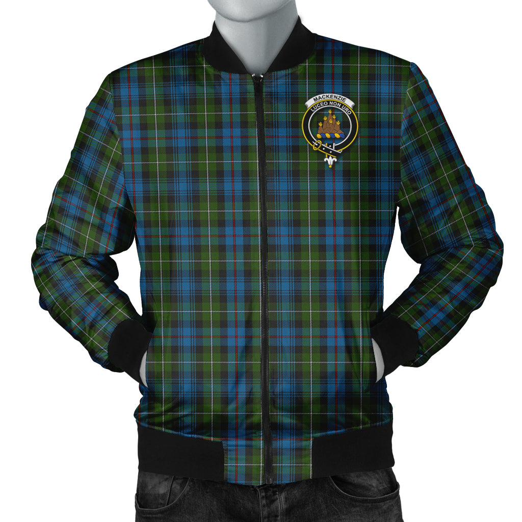Mackenzie (Mckenzie) Tartan Bomber Jacket with Family Crest