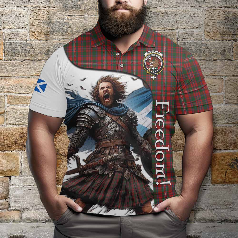 MacKinnon (McKinnon) Crest Tartan Polo Shirt Inspired by the Freedom o