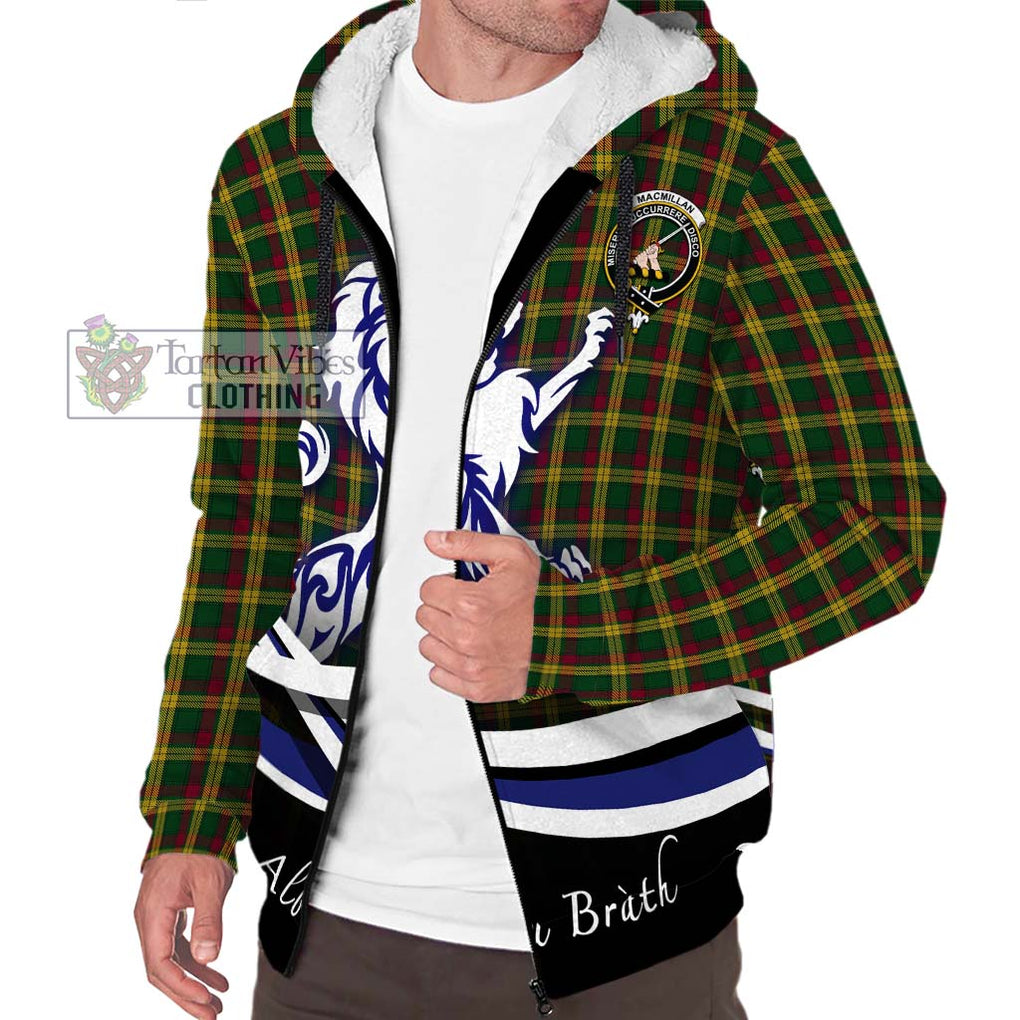 MacMillan (McMillan) Tartan Sherpa Hoodie with Alba Gu Brath Regal Lio