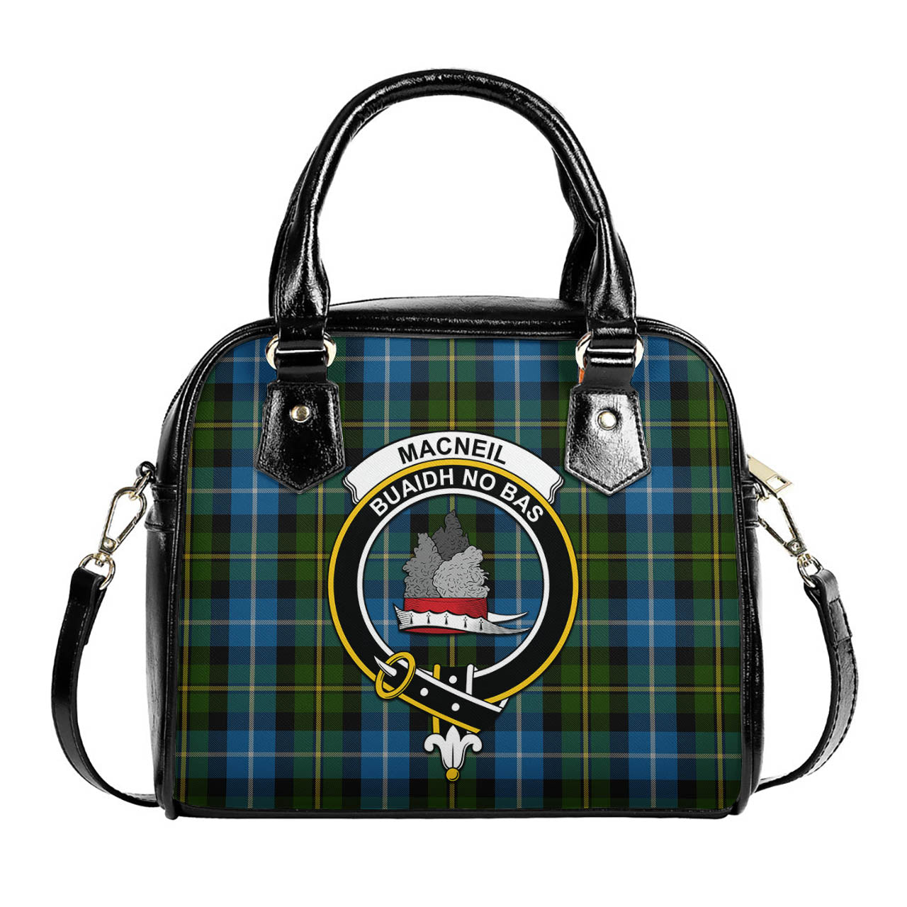 MacNeil of Barra Tartan Shoulder Handbags with Family Crest – Tartan ...