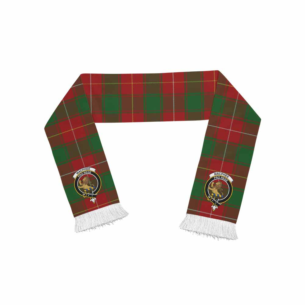 MacPhee (McPhee) Tartan Ruffneck Scarf with Family Crest