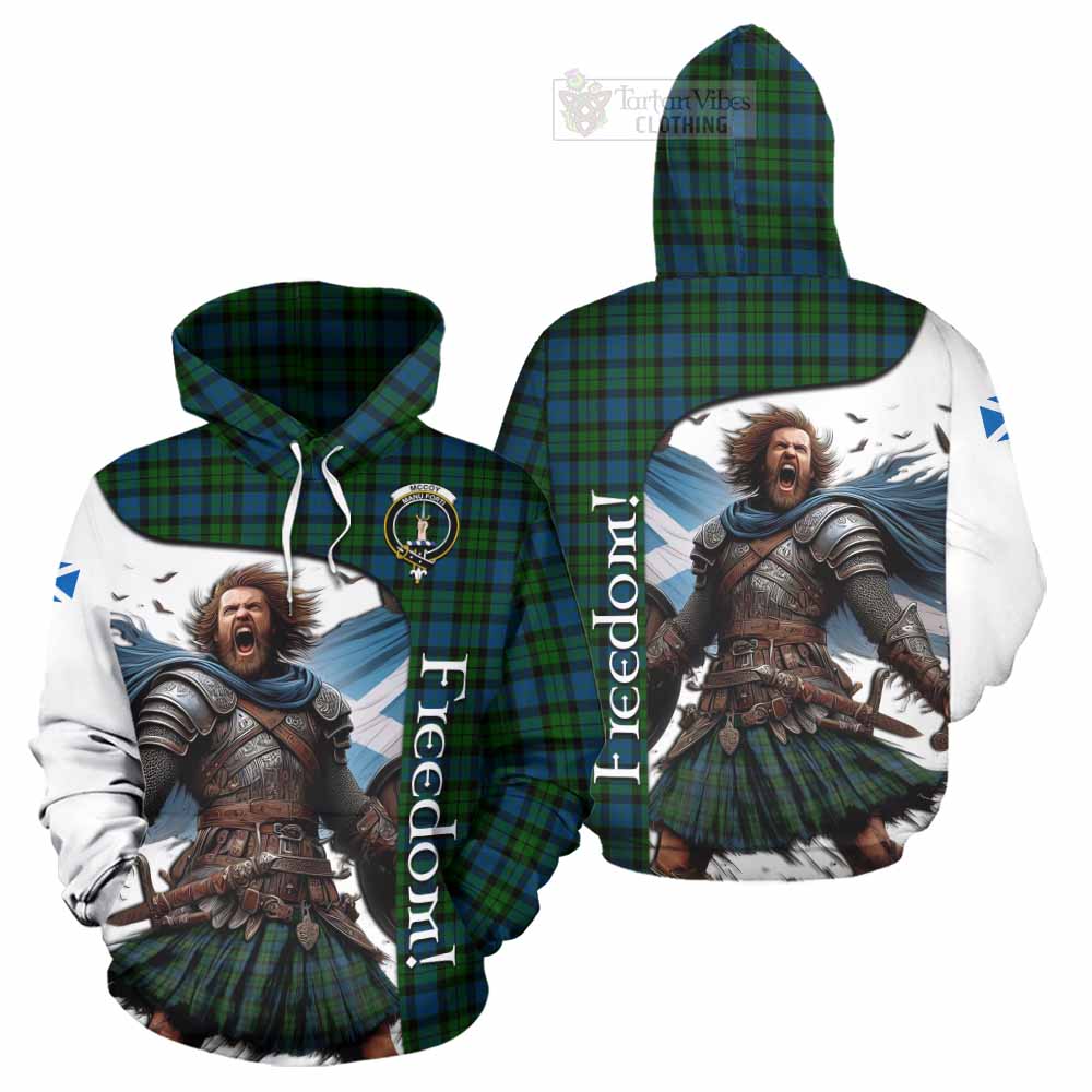 McCoy Crest Tartan Hoodie Inspired by the Freedom of Scottish Warrior