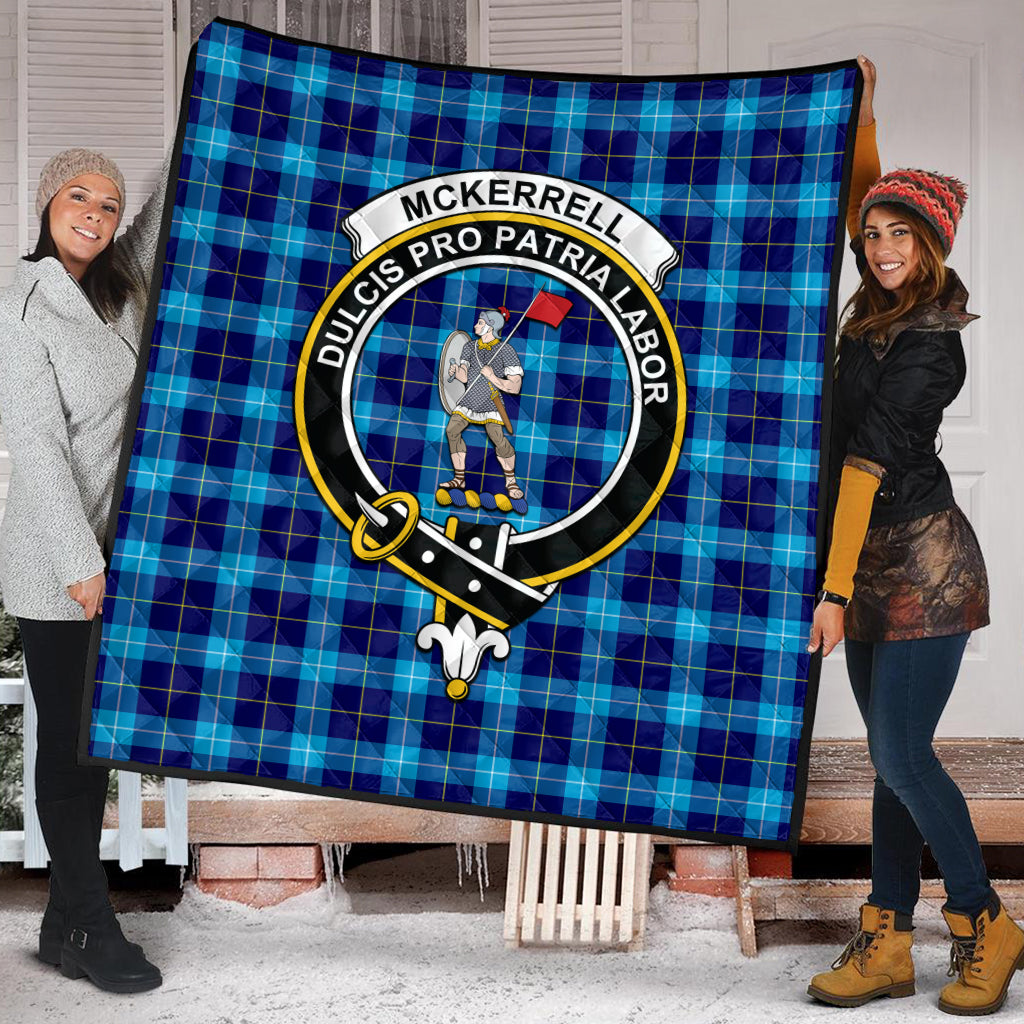 McKerrell Tartan Quilt with Family Crest