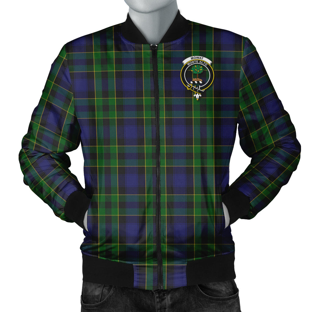 Mowat Tartan Bomber Jacket with Family Crest