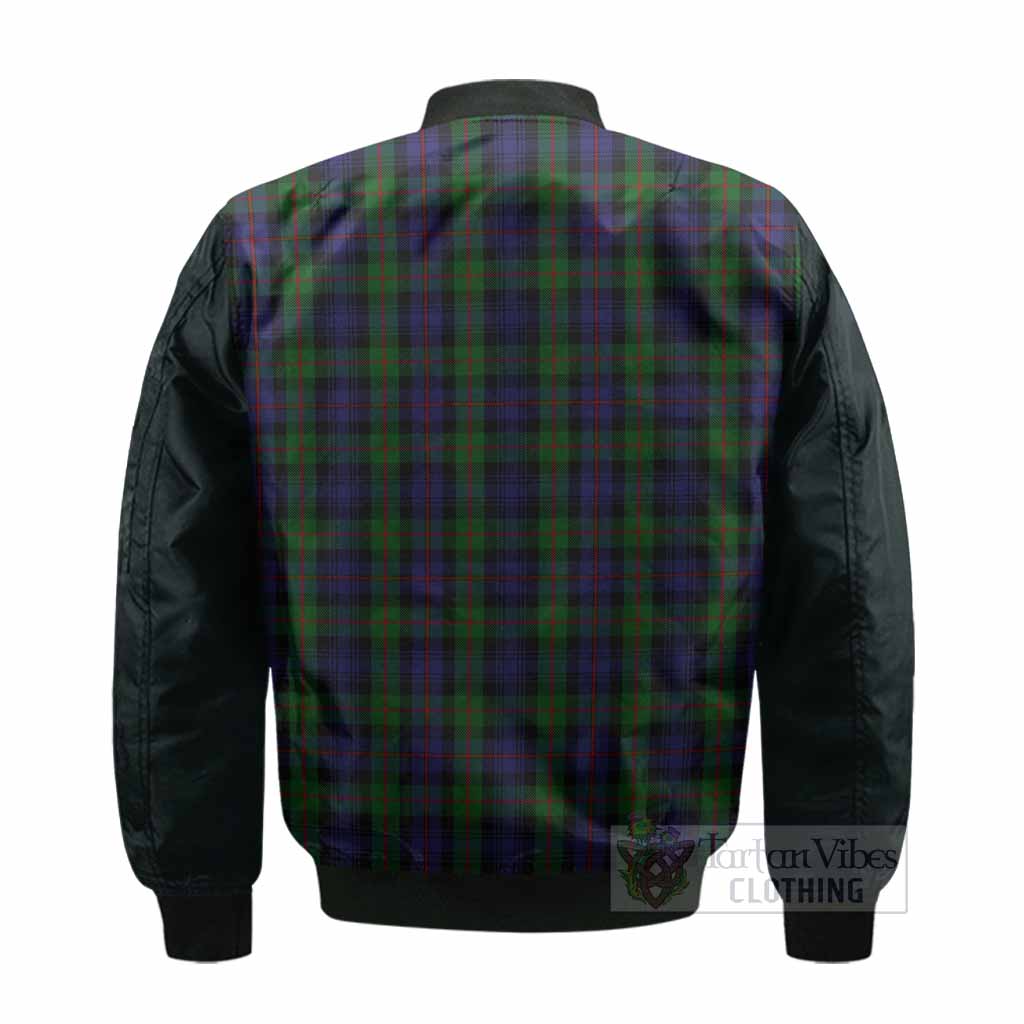 Murray Tartan Accent Bomber Jacket with Family Crest | Tartan Vibes ...