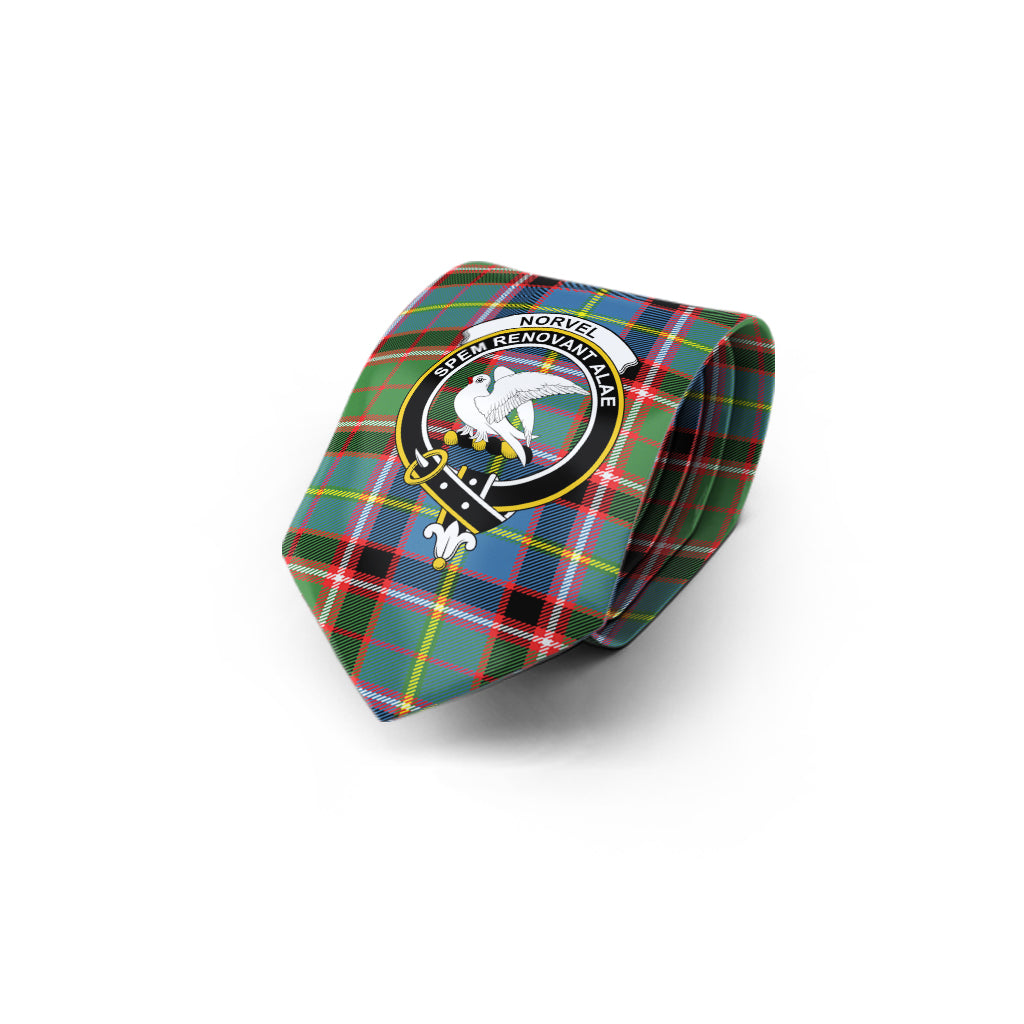 Norvel Tartan Classic Necktie with Family Crest
