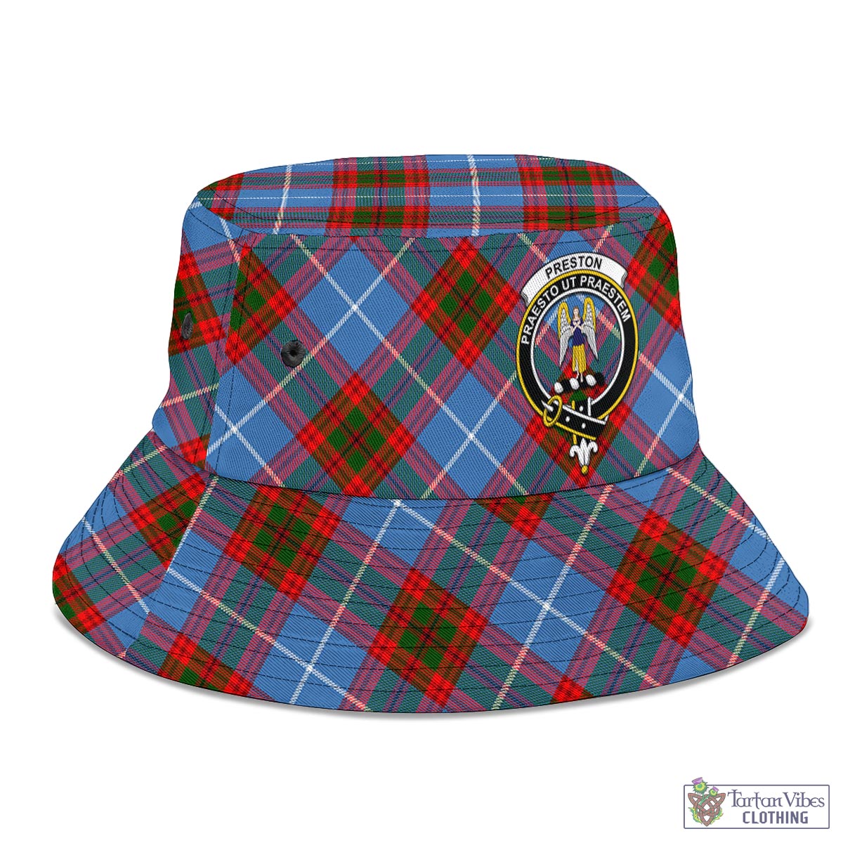 Preston Tartan Bucket Hat with Family Crest – Tartan Vibes Clothing