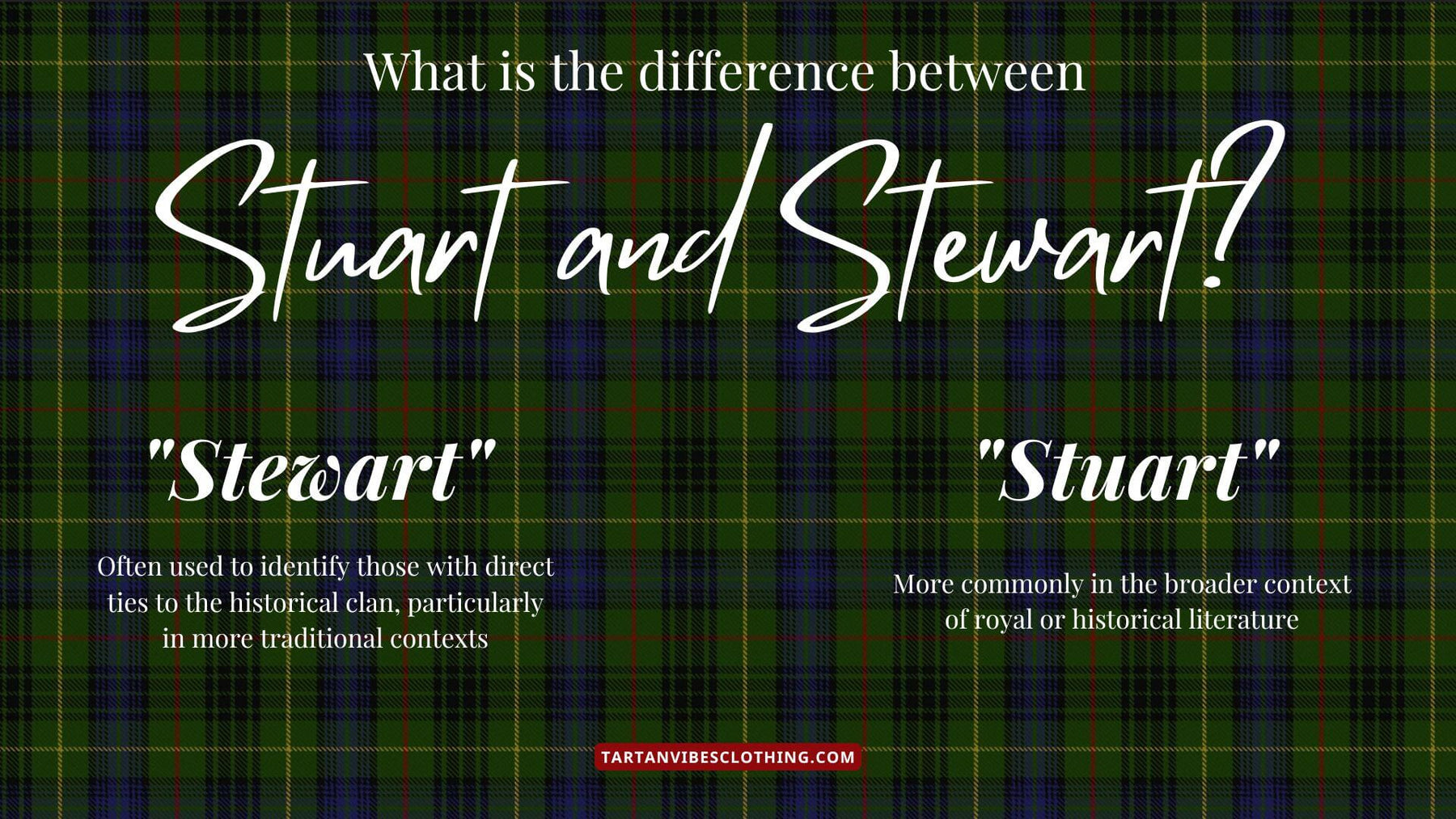Are Stewart and Stuart the Same Clan? Discover the Truth